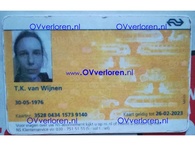 OVchipkaart | OV Chipkaart Kwijt | OVverloren.nl